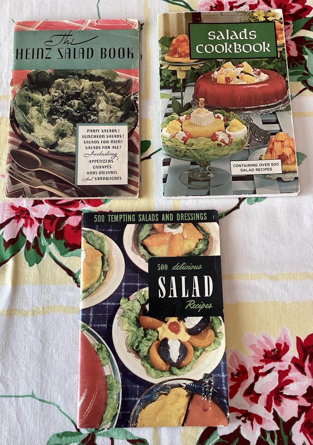 Set of 3 1950s 1960s Salad Recipe Cookbook Booklets Including Jello ...
