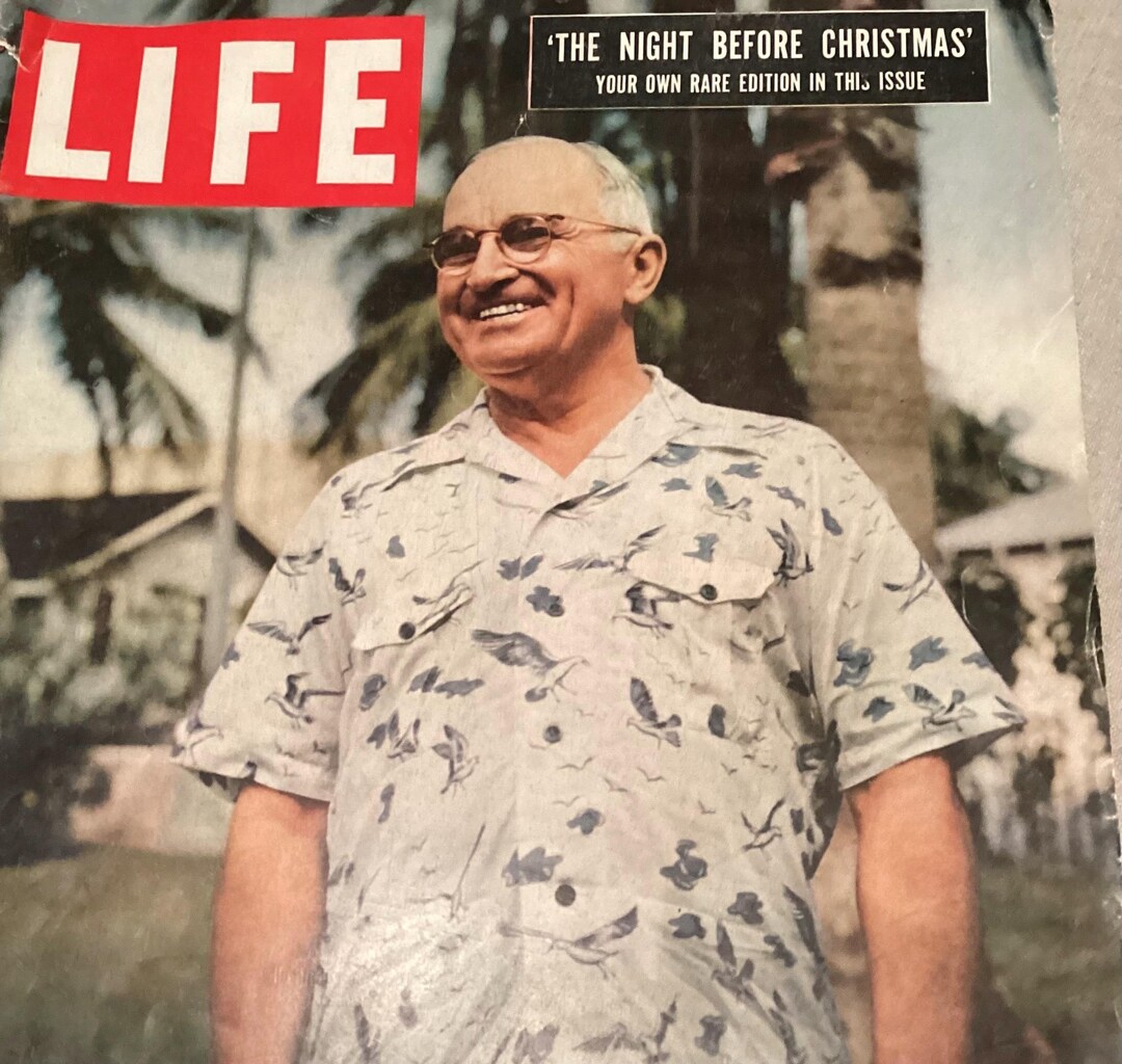 1951 LIFE Magazine - Christmas Ads, Harry Truman Cover - Etsy
