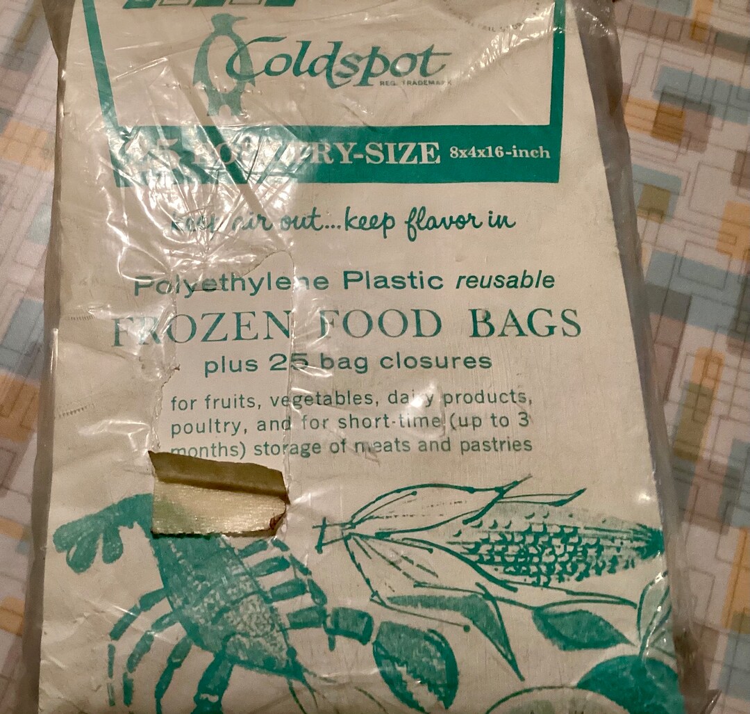 Vintage Sears Coldspot Frozen Food Bags 1950s 1960s New in Package - Etsy