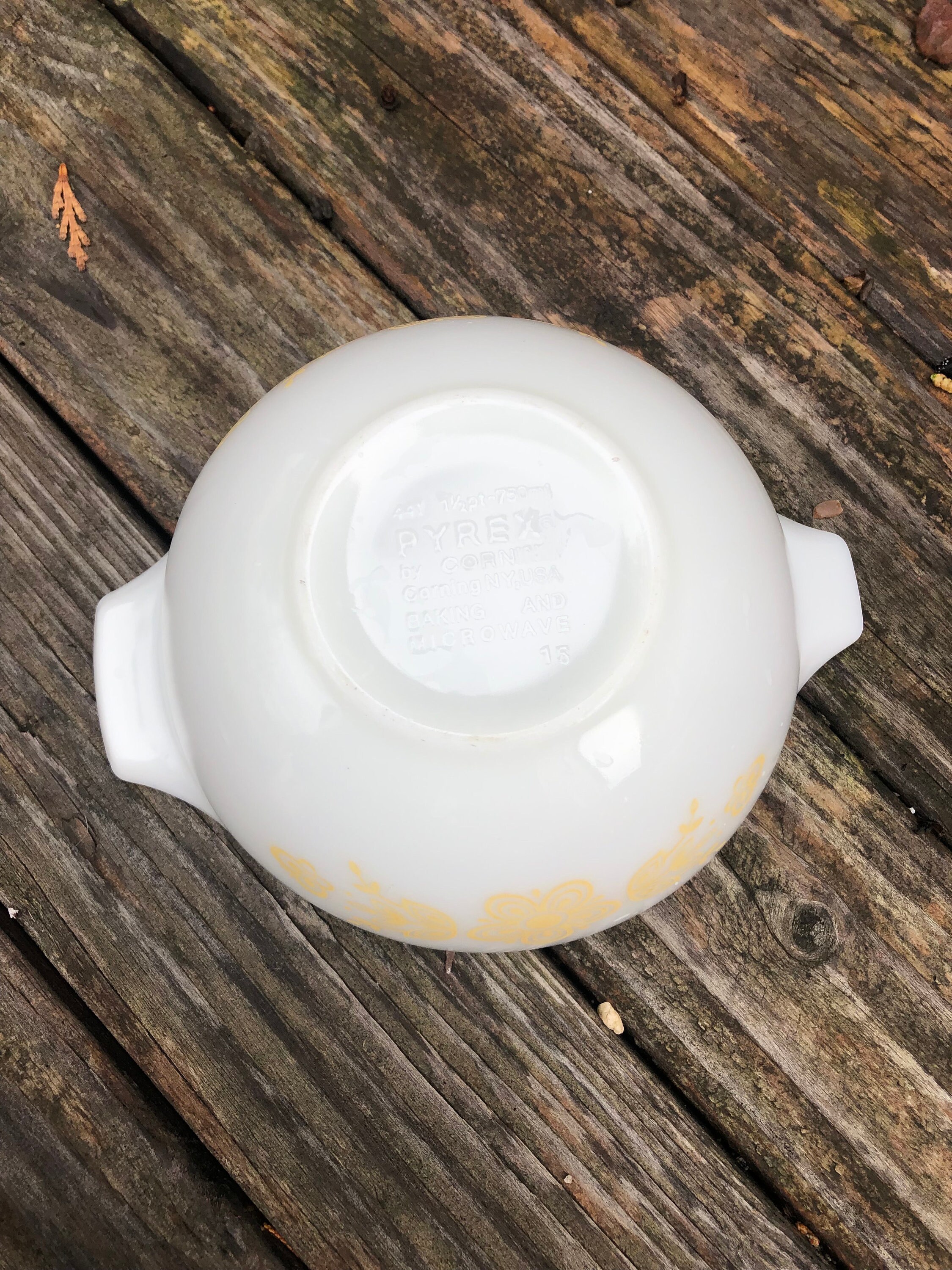 Vintage Butterfly Gold Pyrex Cinderella Bowl - Etsy