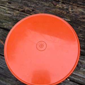 Vintage Orange Tupperware Container - Etsy