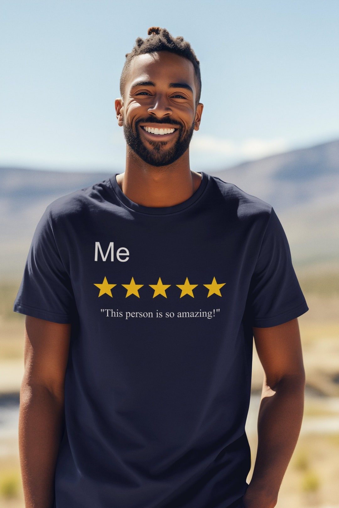 5 Stars Review, Evaluation Shirt, Customizable Tshirt, Add a Name ...