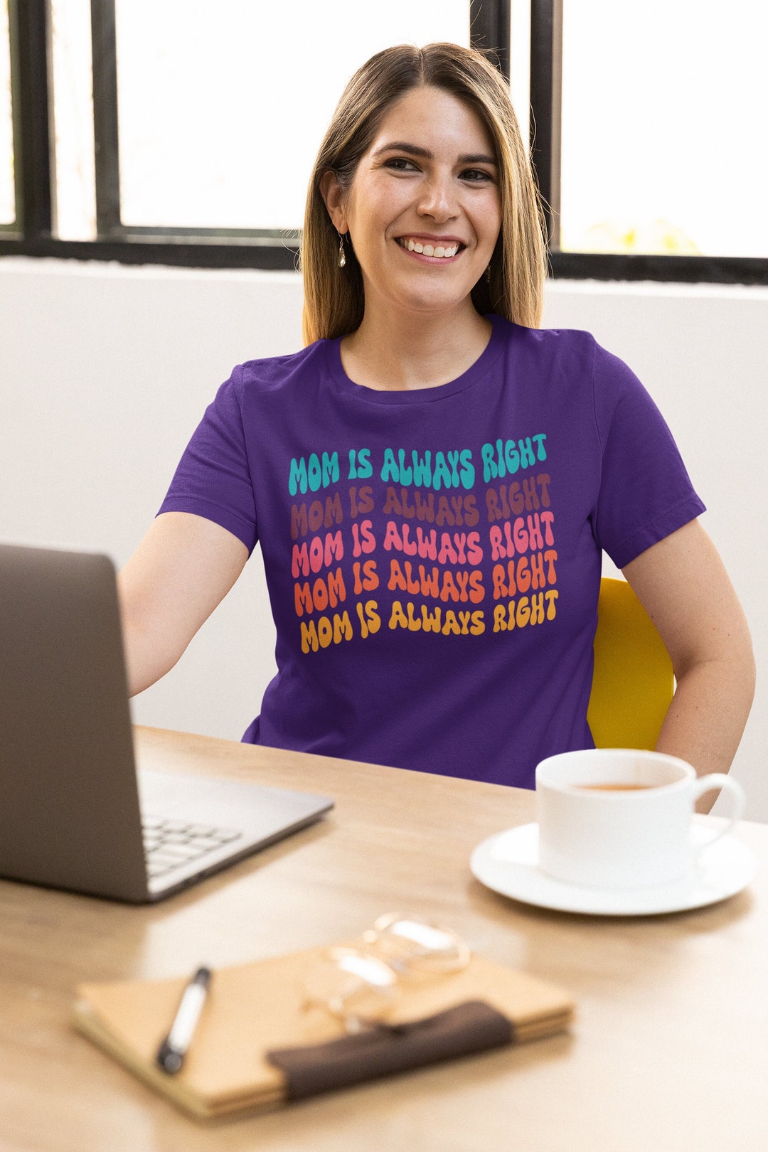 Mom is Always Right, Groovy Text, Moms Shirt, Happy Mothers Day, You ...