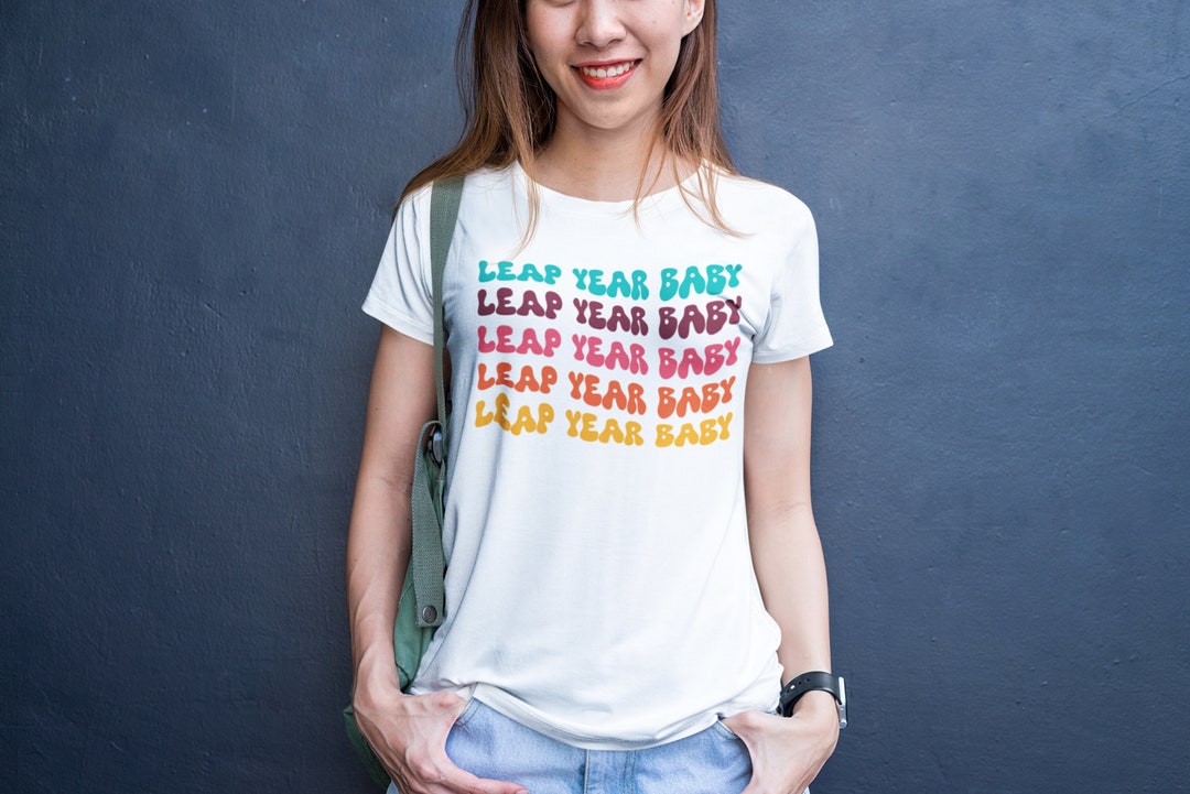 Leap Year Baby, Leap Day Shirt, Groovy Text, 29th February, 2024 ...