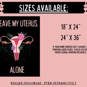 Women's Reproductive Right's Poster, Protest Poster, Vasectomy ...