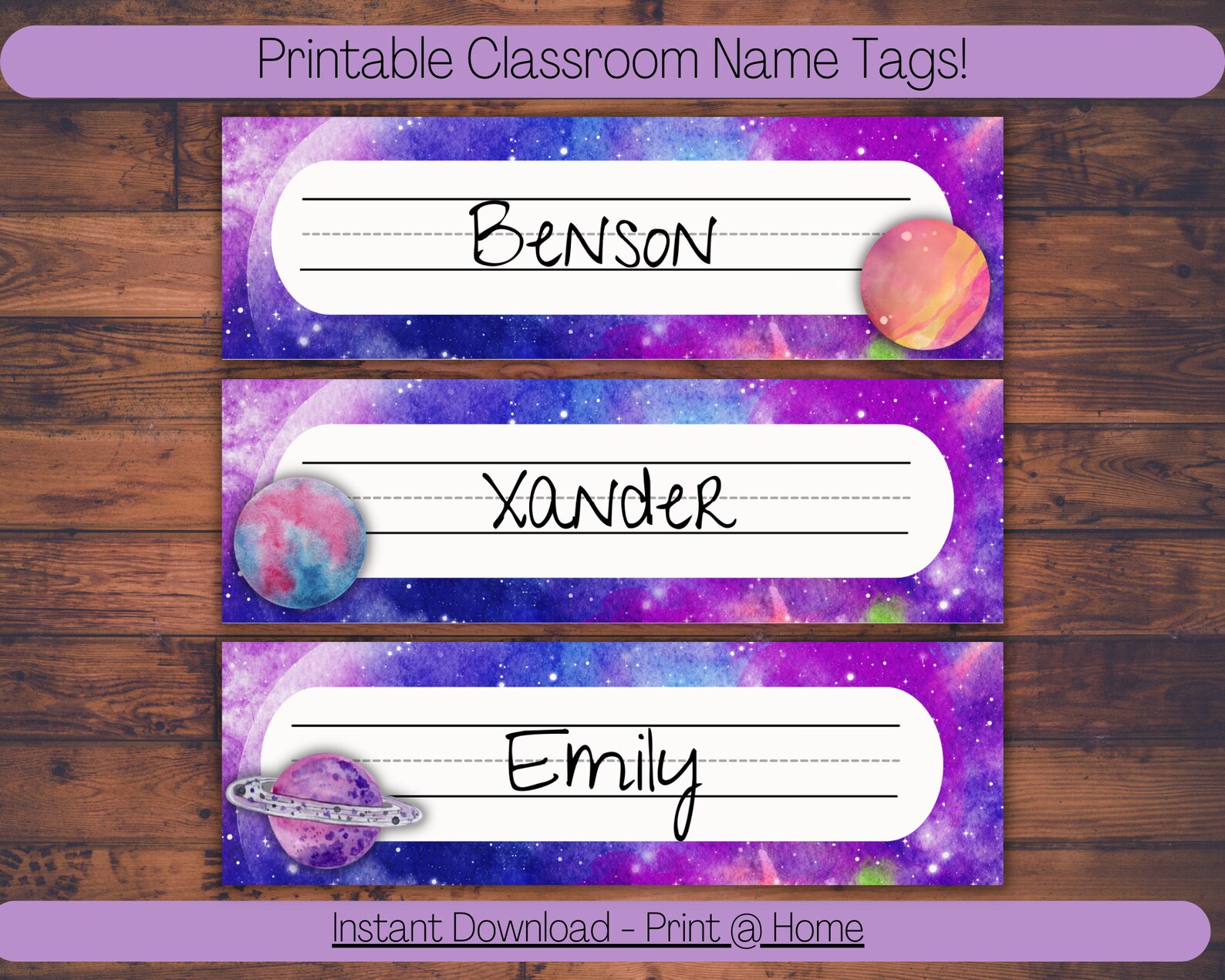 Desk Name Labels, Classroom Name Labels, Cubby Label, Name Tags, Back ...