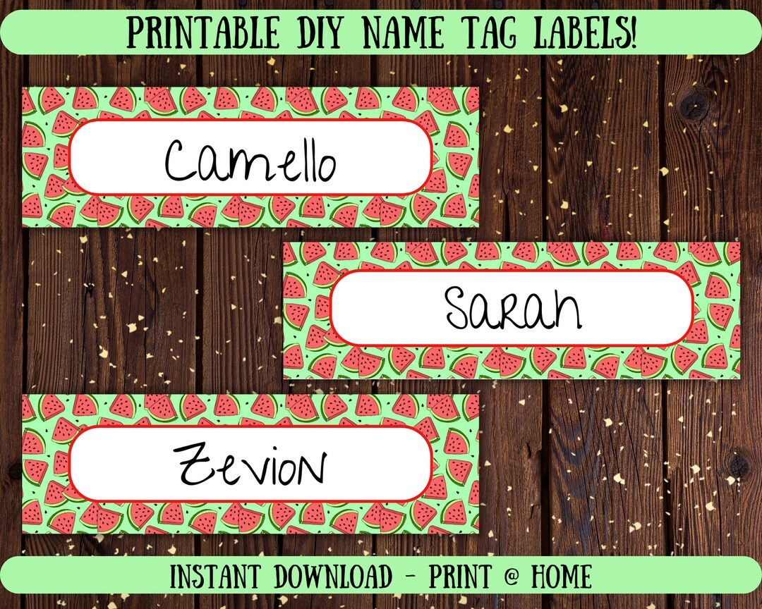 Desk Name Labels, Classroom Name Labels, Cubby Label, Name Tags, Back ...