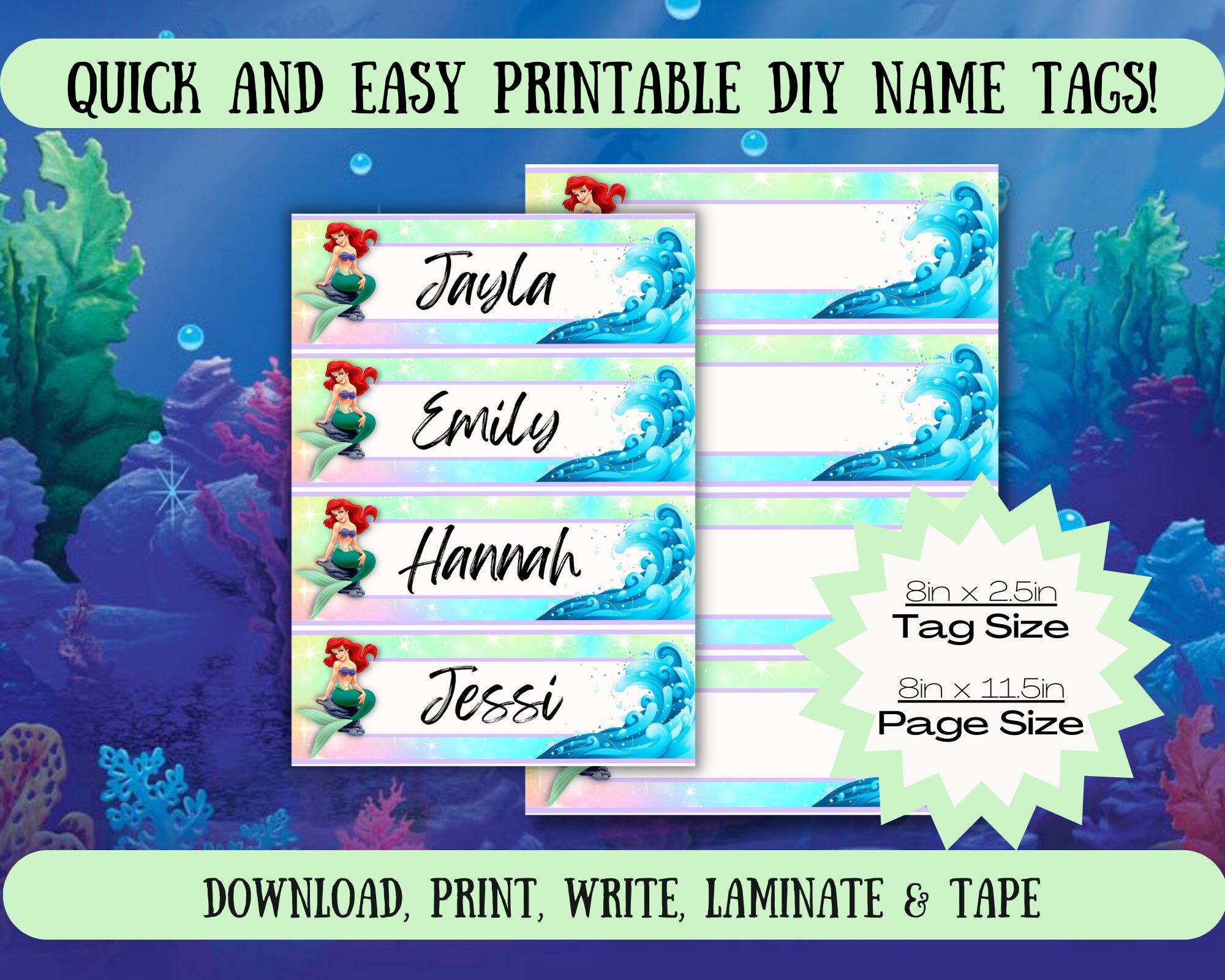Desk Name Labels, Classroom Name Labels, Cubby Label, Name Tags, Back ...