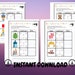 Preschool/kindergarten CVC Phonics Activity, Pre-k Reading Printable ...