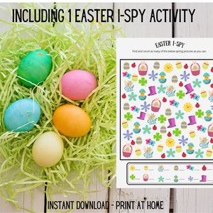 Printable Easter Activity Bundle, Preschool Spring Activities ...