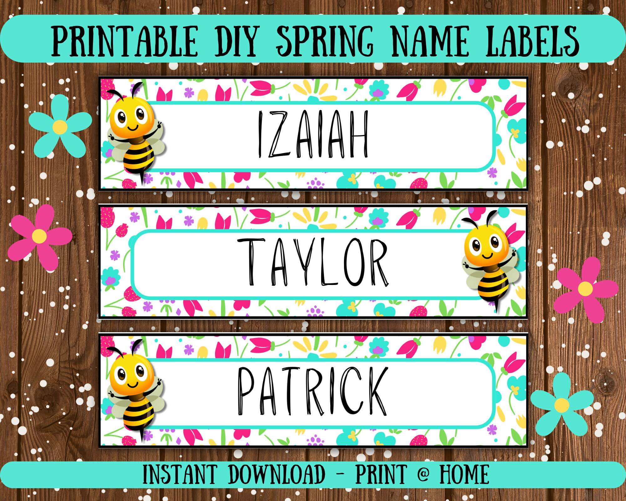 Desk Name Labels, Classroom Name Labels, Cubby Label, Name Tags, Back ...