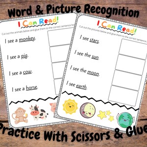 Kindergarten Printable Phonics Activity, Pre-k Letter Recognition ...