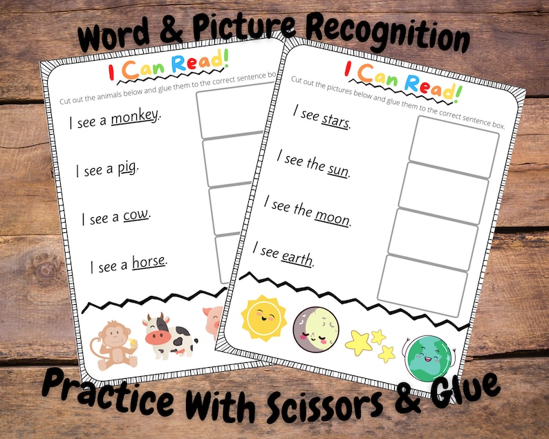 Kindergarten Printable Phonics Activity, Pre-k Letter Recognition ...