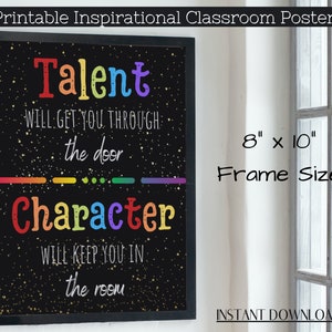 Printable Student Talent Poster, DIY Inspirational Classroom Poster ...