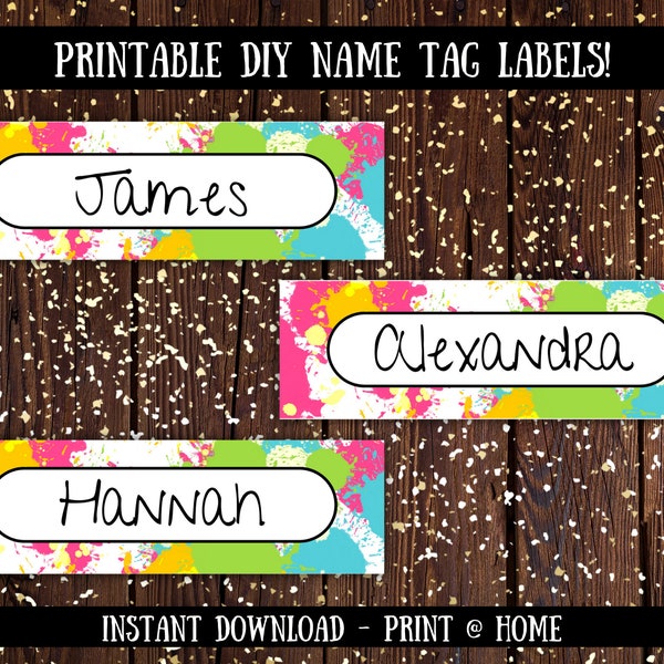 Diy Name Tags - Etsy