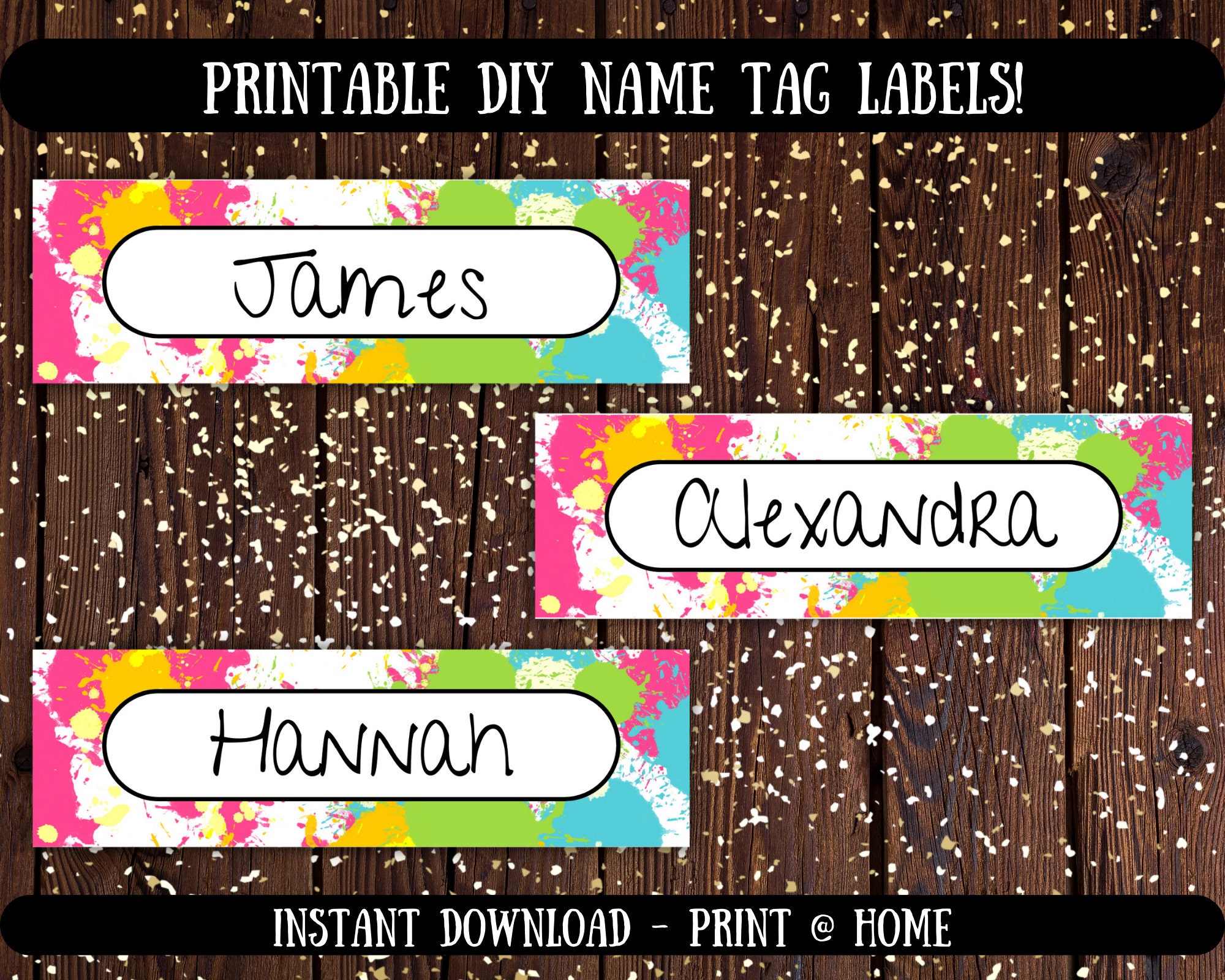Desk Name Labels, Classroom Name Labels, Cubby Label, Name Tags, Back ...