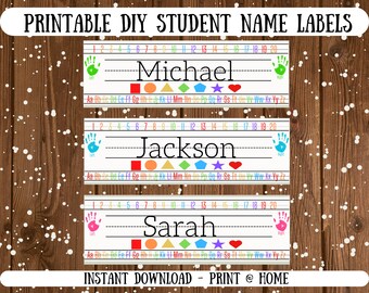 EDITABLE Desk Name Labels, Classroom Name Labels, Cubby Label, Name ...