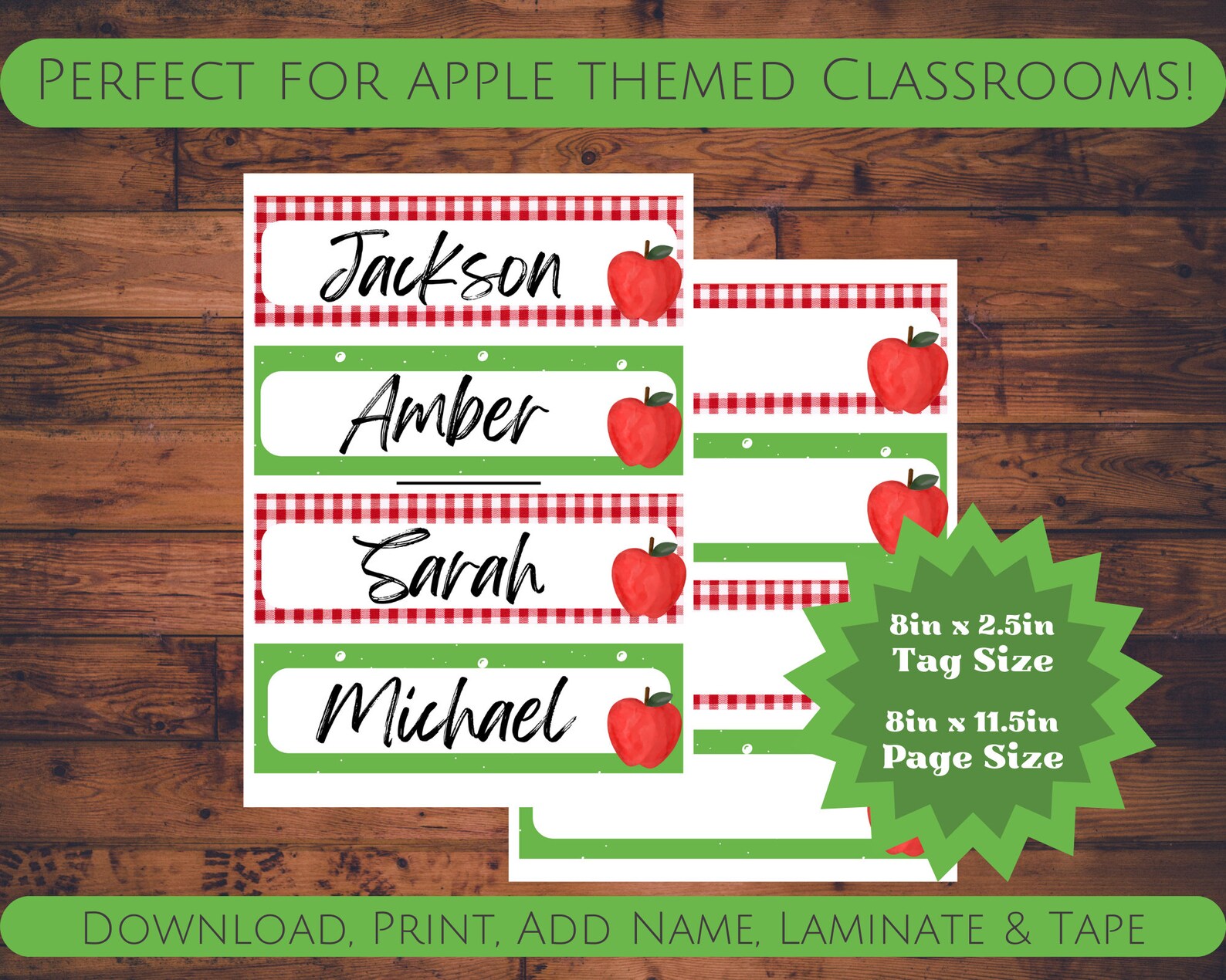 Desk Name Labels, Classroom Name Labels, Cubby Label, Name Tags, Back ...