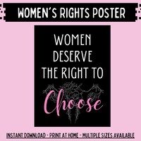 Women's Reproductive Right's Poster, Protest Poster, Vasectomy ...