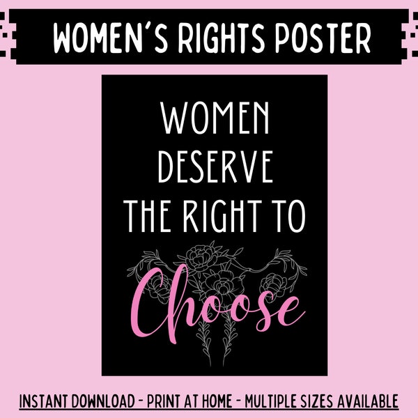 Women's Reproductive Right's Poster, Protest Poster, Vasectomy ...
