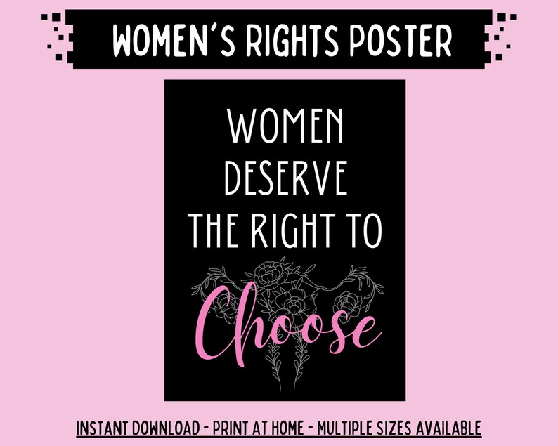 Women's Reproductive Right's Poster, Protest Poster, Vasectomy ...