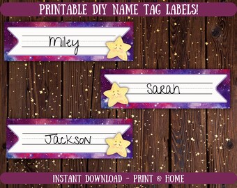Desk Name Labels, Classroom Name Labels, Cubby Label, Name Tags, Back ...