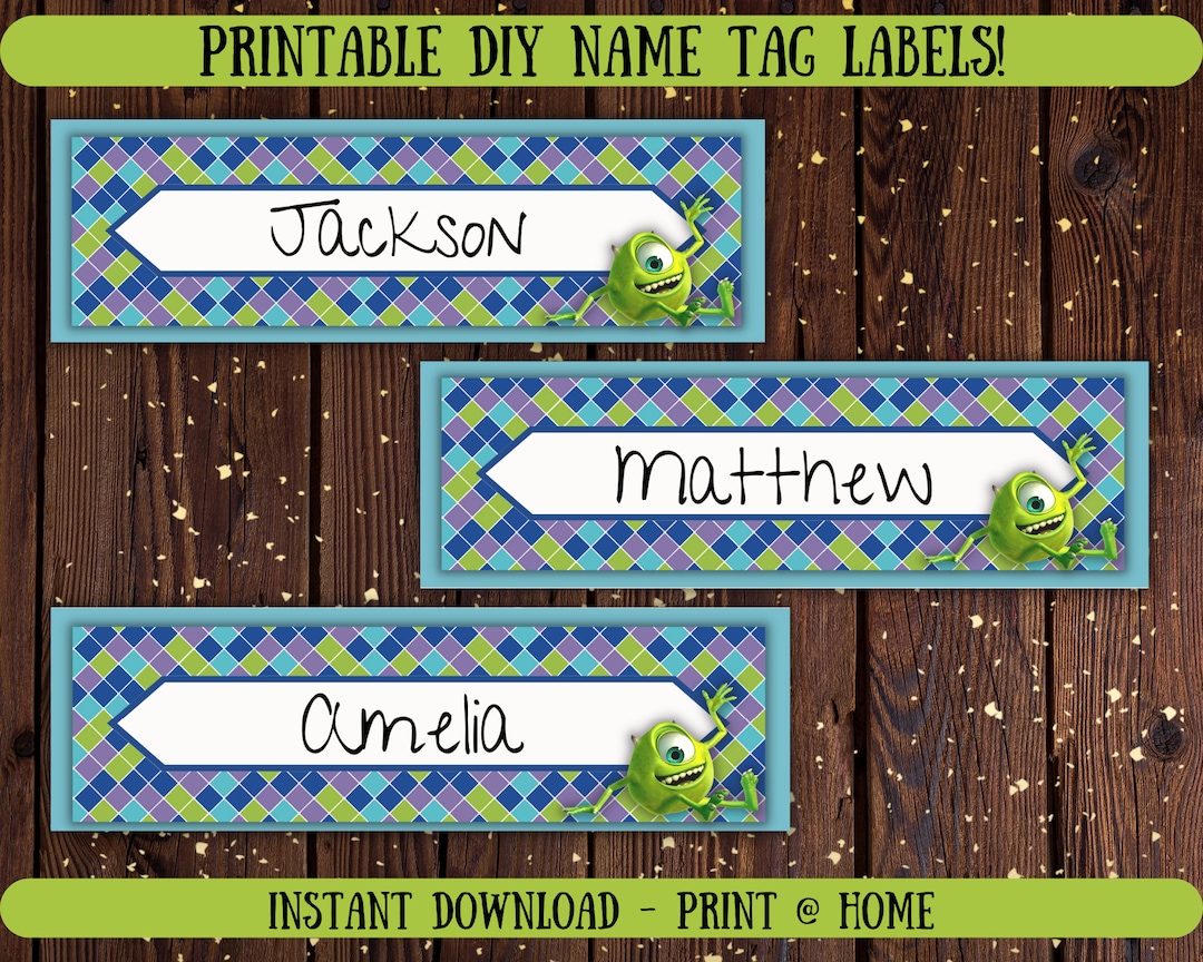Desk Name Labels, Classroom Name Labels, Cubby Label, Name Tags, Back ...