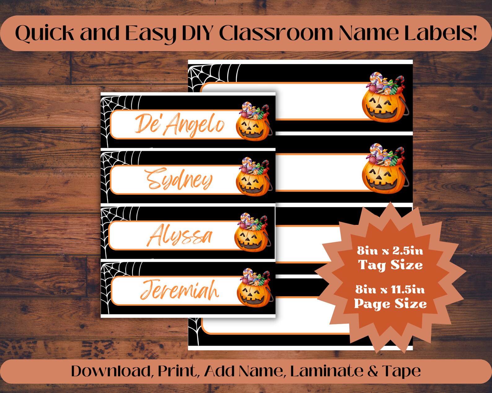 Desk Name Labels, Classroom Name Labels, Cubby Label, Name Tags, Back ...