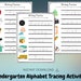 Kindergarten Alphabet Handwriting, Preschool Writing, 1st Grade ...