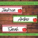 Desk Name Labels, Classroom Name Labels, Cubby Label, Name Tags, Back ...