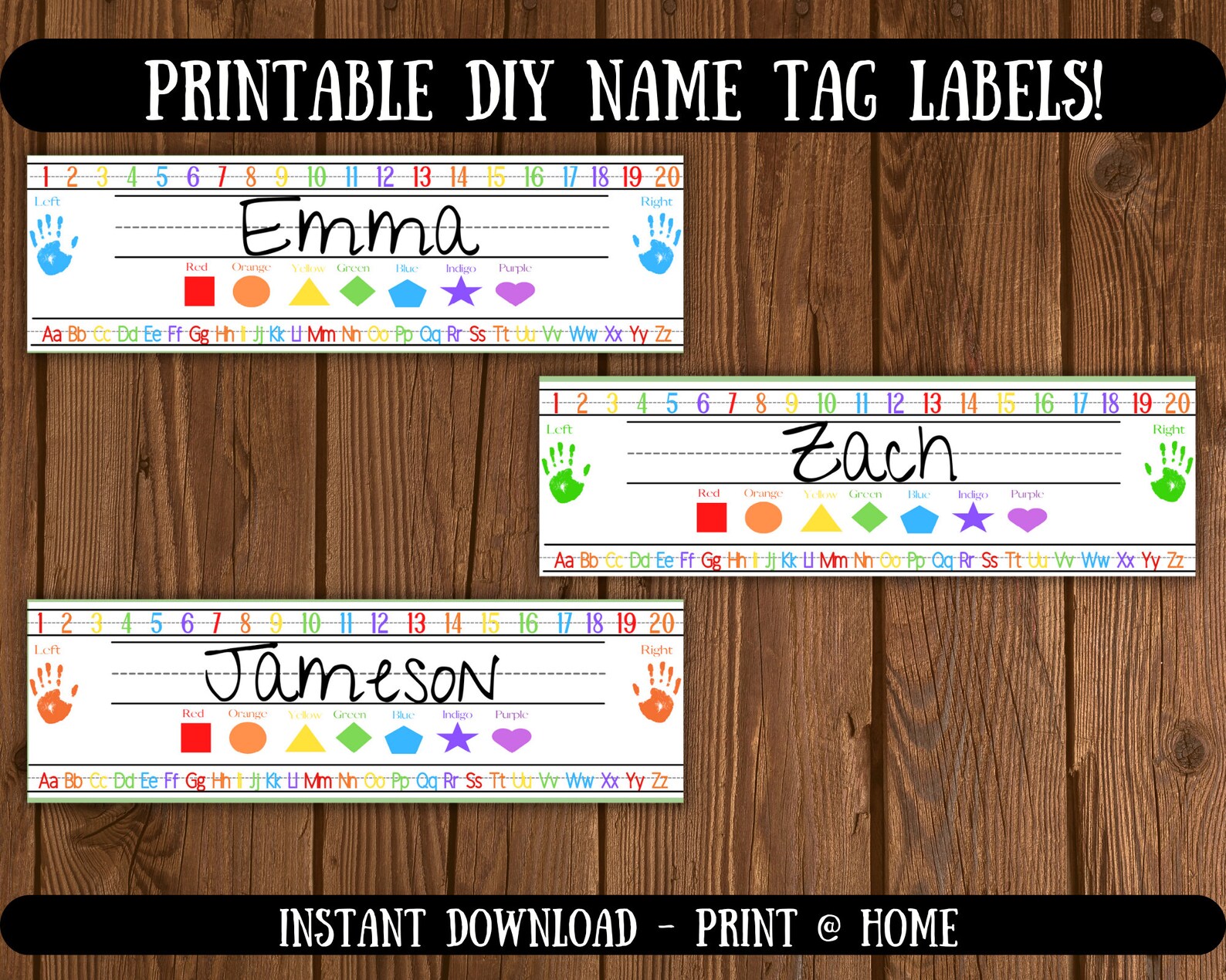 Desk Name Labels, Classroom Name Labels, Cubby Label, Name Tags, Back ...