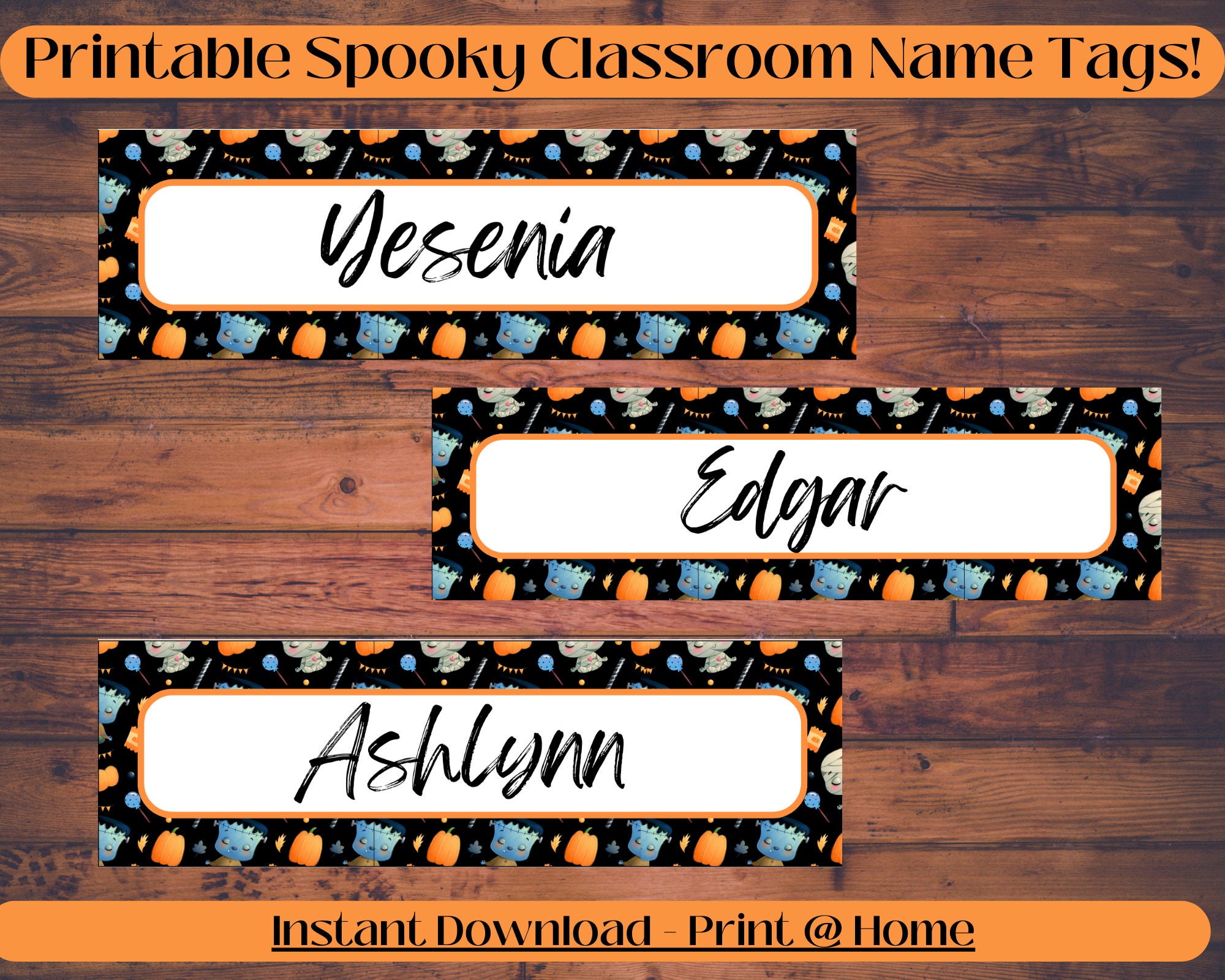 Desk Name Labels, Classroom Name Labels, Cubby Label, Name Tags, Back ...
