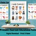 Montessori Educational Posters Homeschool Playroom Learning - Etsy