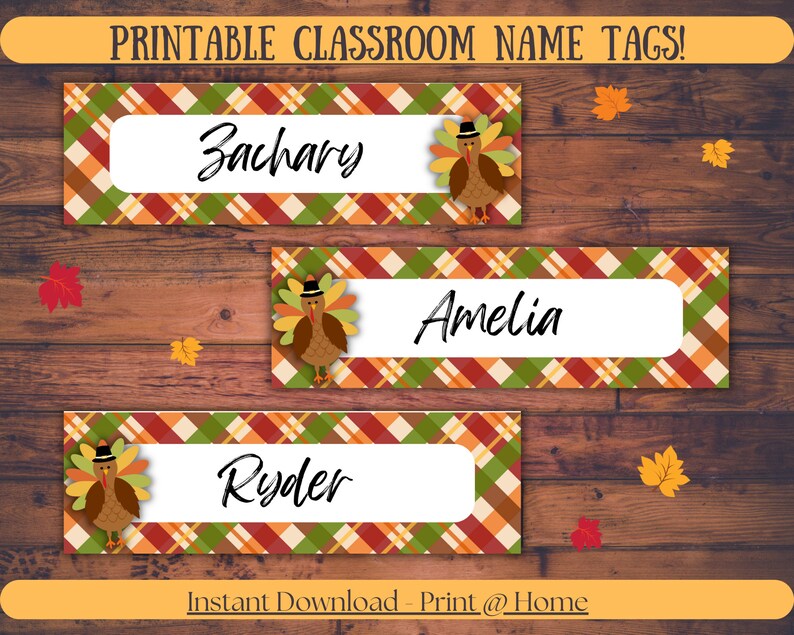 Desk Name Labels, Classroom Name Labels, Cubby Label, Name Tags, Back ...