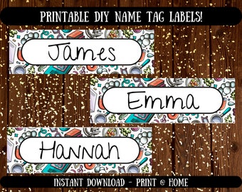 EDITABLE Desk Name Labels, Classroom Name Labels, Cubby Label, Name ...