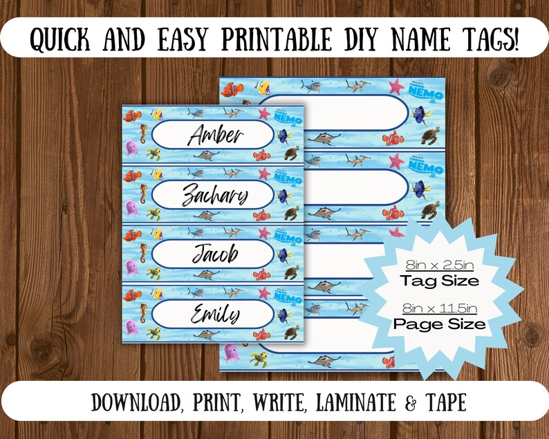 Desk Name Labels, Classroom Name Labels, Cubby Label, Name Tags, Back ...