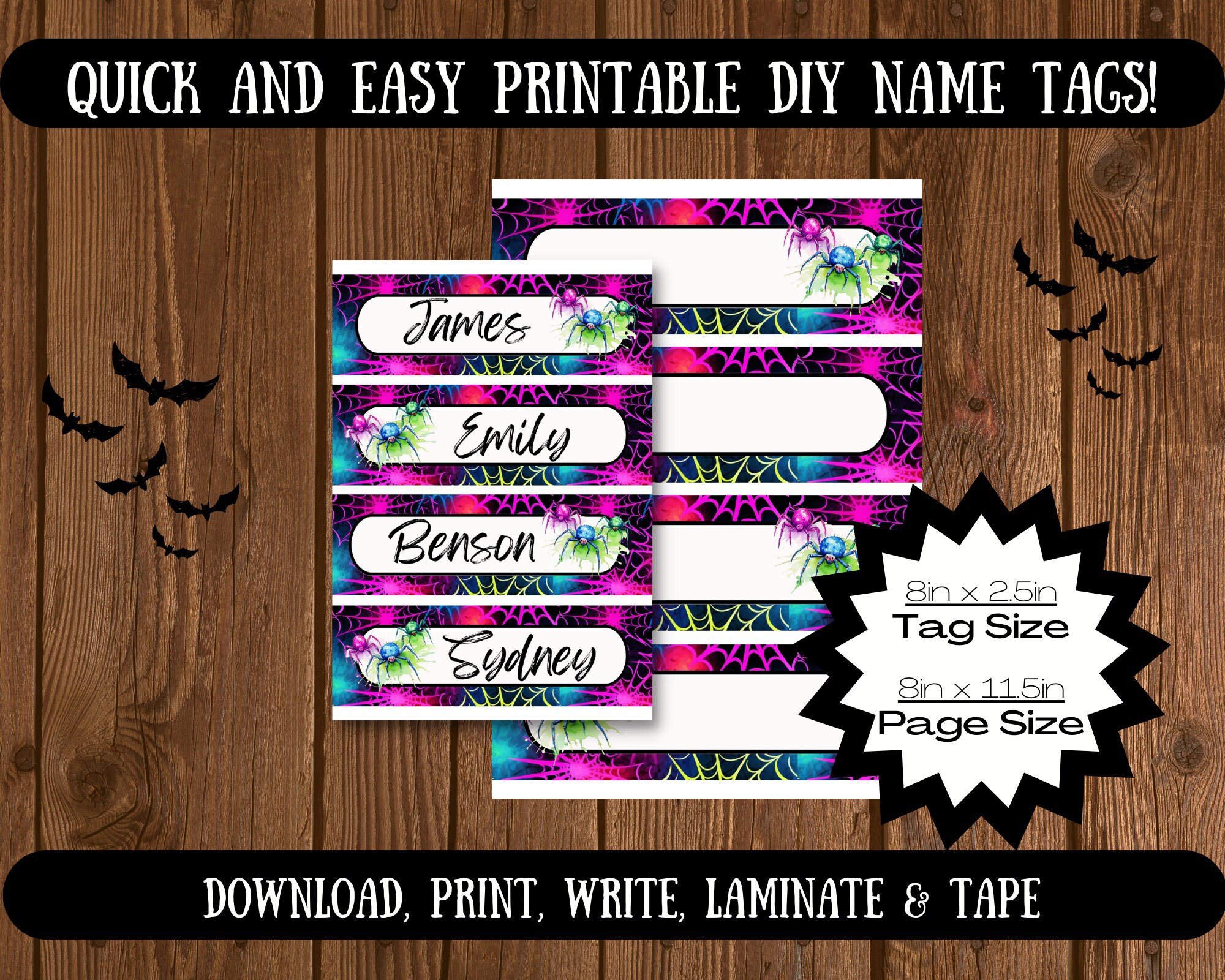 Desk Name Labels Classroom Name Labels Cubby Label Name - Etsy