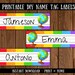 Desk Name Labels, Classroom Name Labels, Cubby Label, Name Tags, Back ...