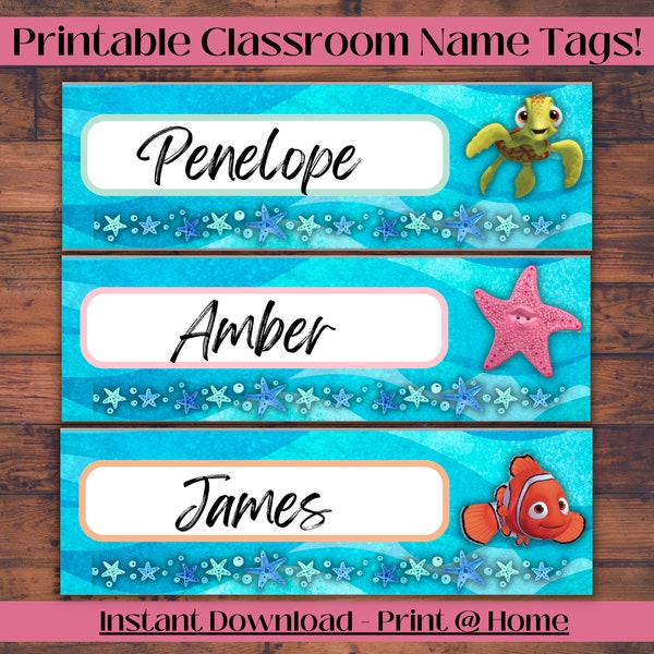 Finding Nemo Tags - Etsy