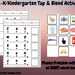 Kindergarten Tap & Blend Printable Activity, School Age Printables ...