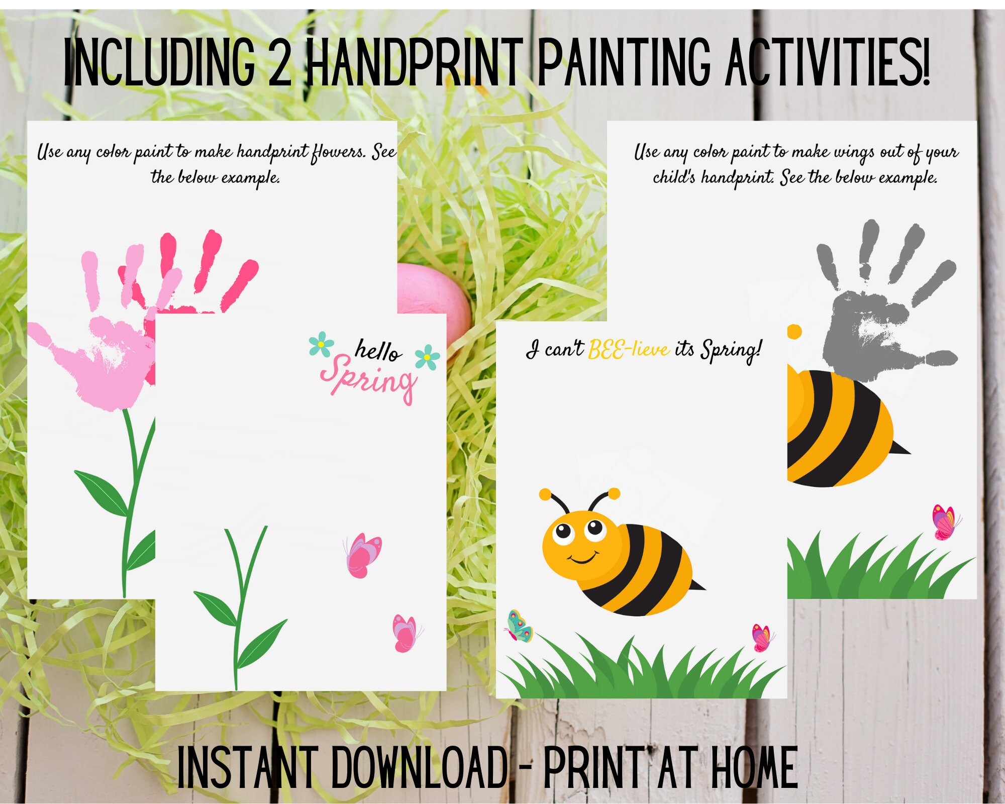 Printable Easter Activity Bundle, Preschool Spring Activities ...