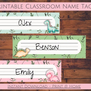 Desk Name Labels, Classroom Name Labels, Cubby Label, Name Tags, Back ...