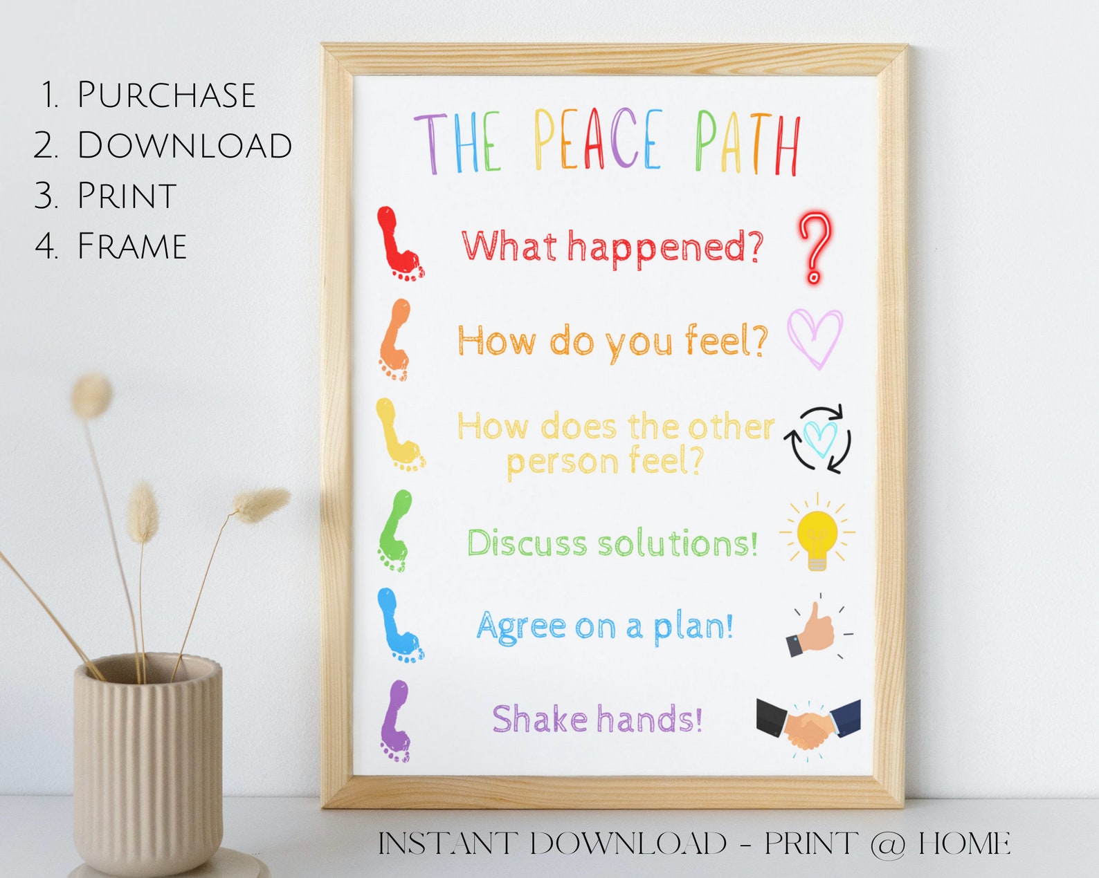 Printable Inspirational Classroom Poster, DIY Growth Mindset Mental ...