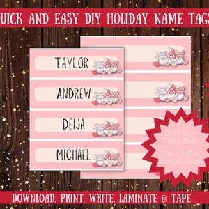 Desk Name Labels, Classroom Name Labels, Cubby Label, Name Tags ...