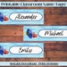 Desk Name Labels, Classroom Name Labels, Cubby Label, Name Tags, Back ...