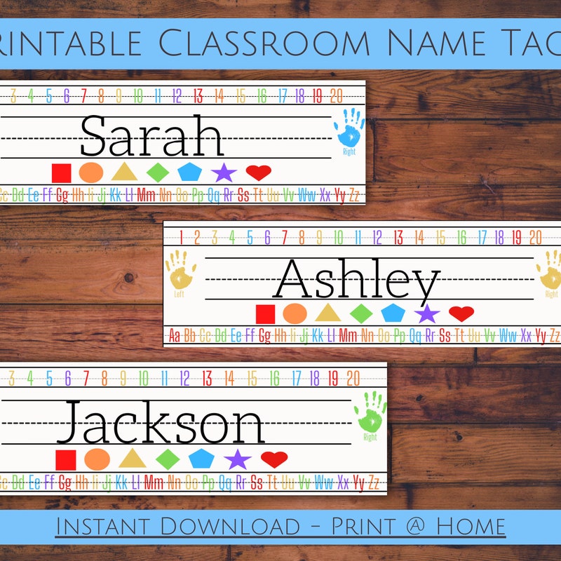 Cubby Name Tags - Etsy