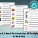 Kindergarten Alphabet Handwriting, Preschool Writing, 1st Grade ...