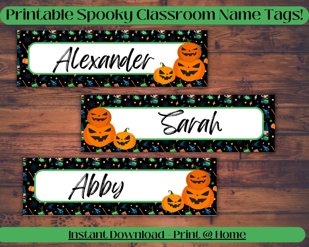 Desk Name Labels, Classroom Name Labels, Cubby Label, Name Tags, Back ...