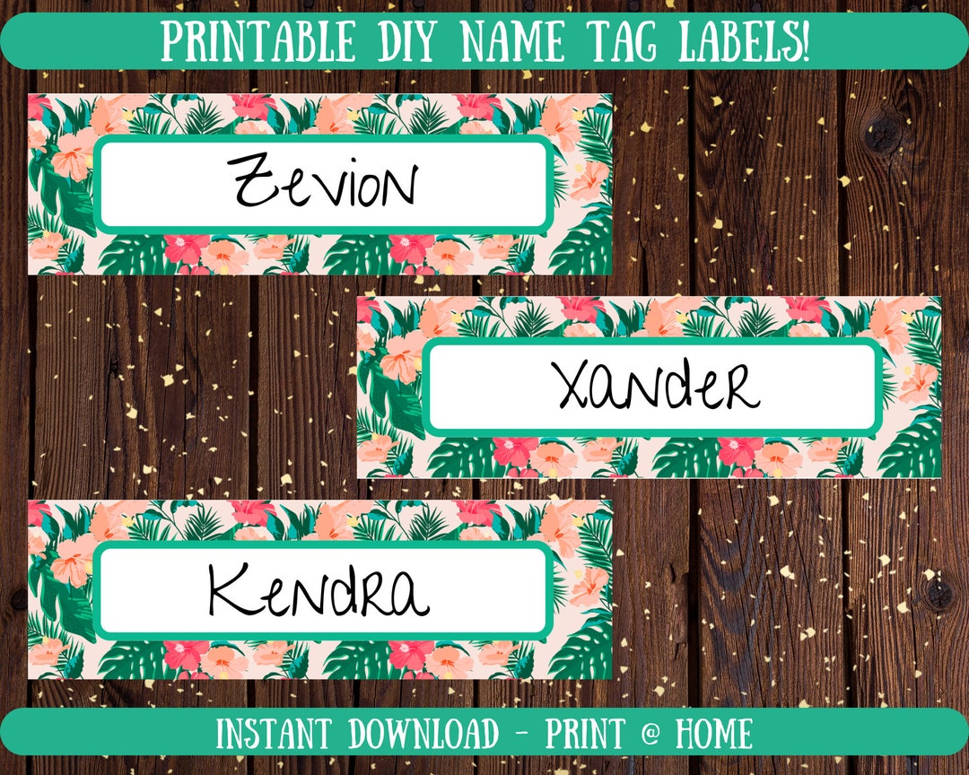 Desk Name Labels, Classroom Name Labels, Cubby Label, Name Tags, Back ...