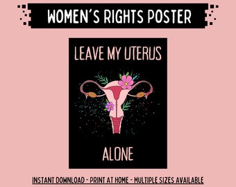 Women's Reproductive Right's Poster, Protest Poster, Vasectomy ...
